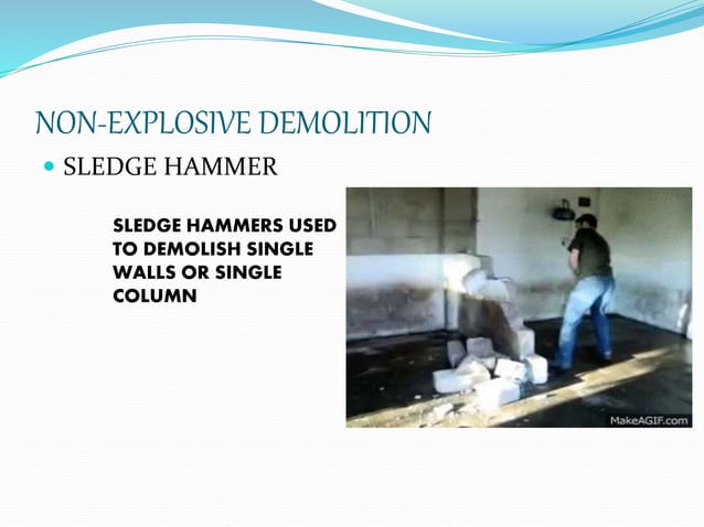 Building demolition techniques and methods | PPTX | Civil Engineering ...
