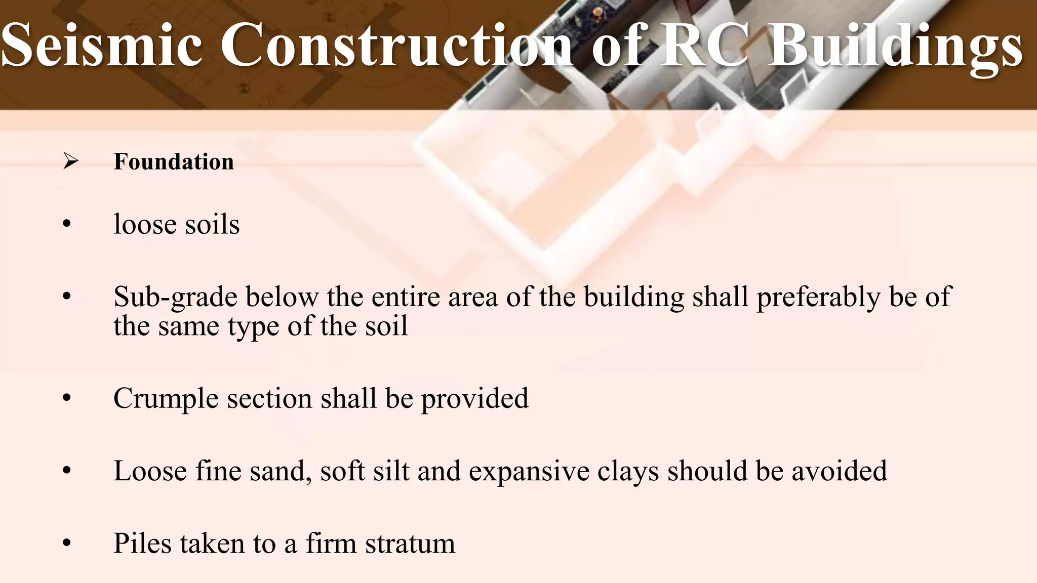 Building desighn in seiemic environment | PPT