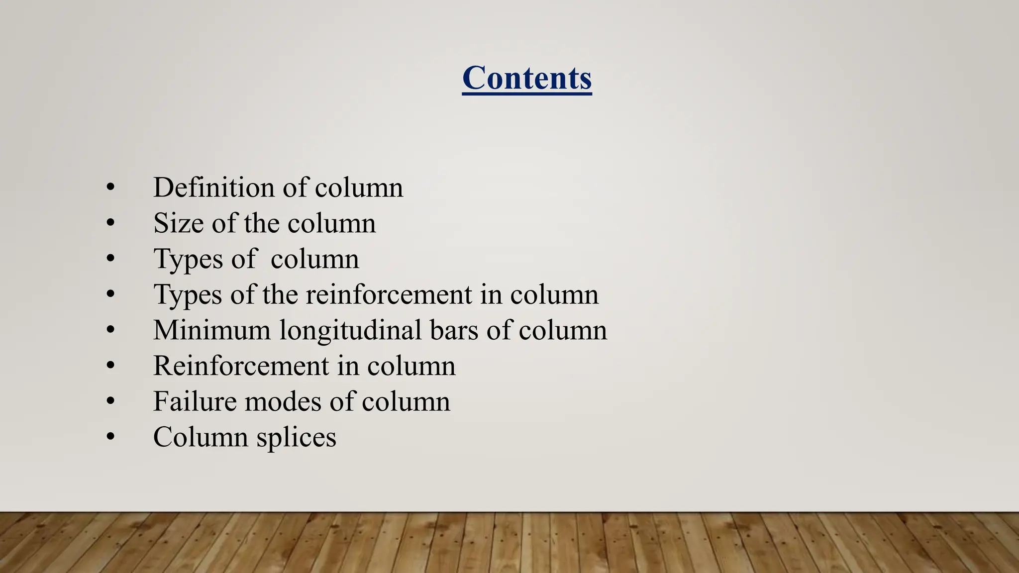 Presentation on Slab, Beam, Column, and Foundation/Footing | PPTX