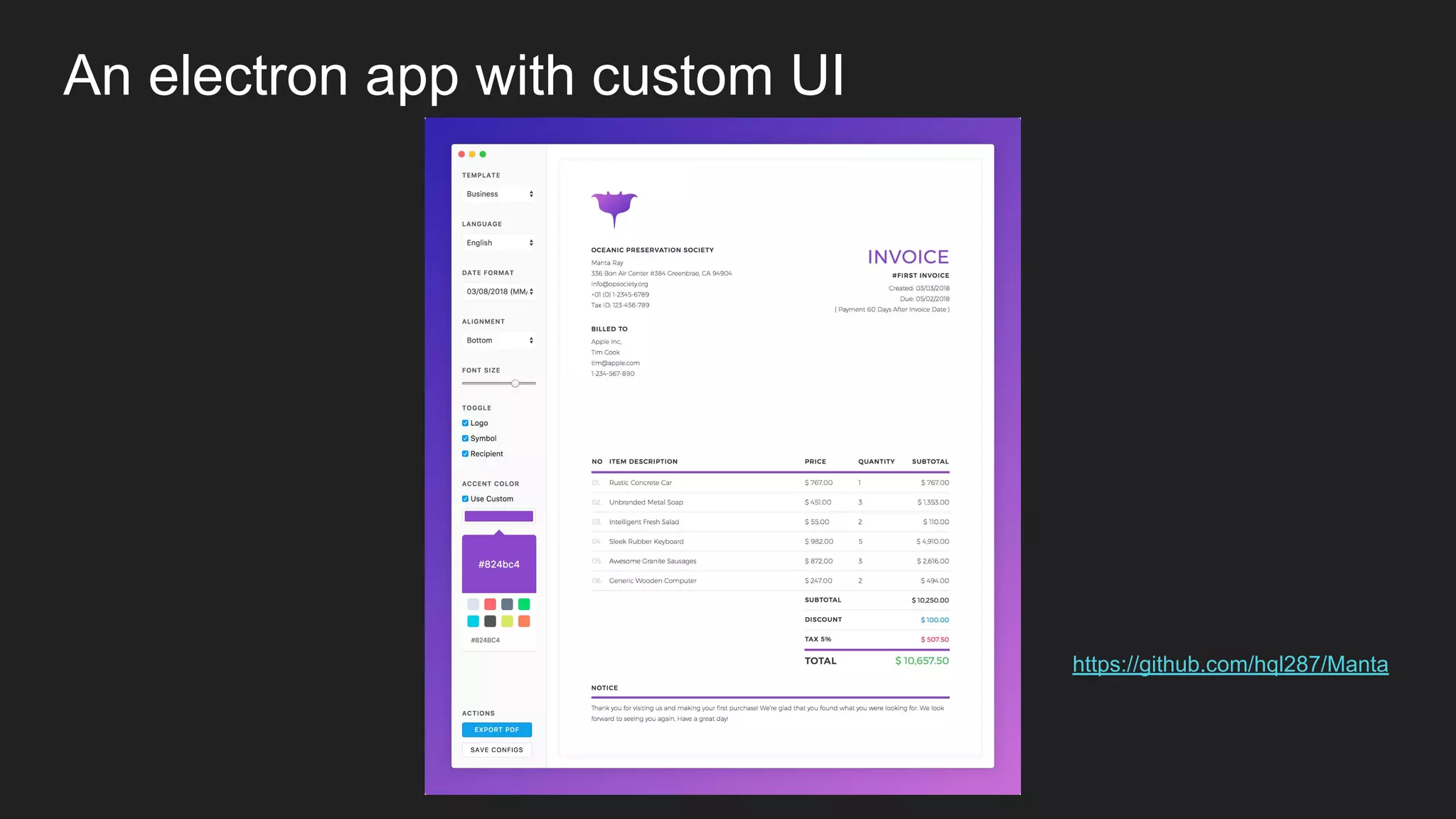 Building desktop applications for fun with electron | PDF
