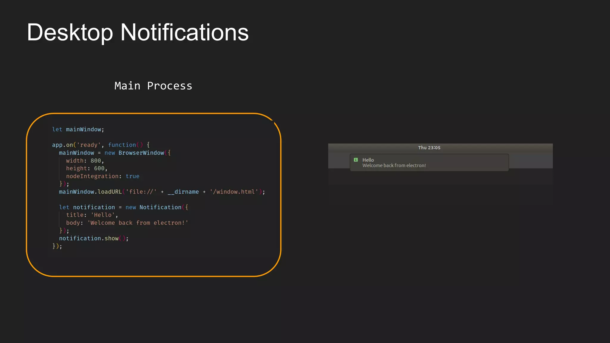 Building desktop applications for fun with electron | PDF