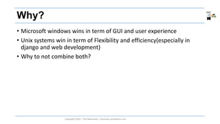 Building Python Development Station | PPTX
