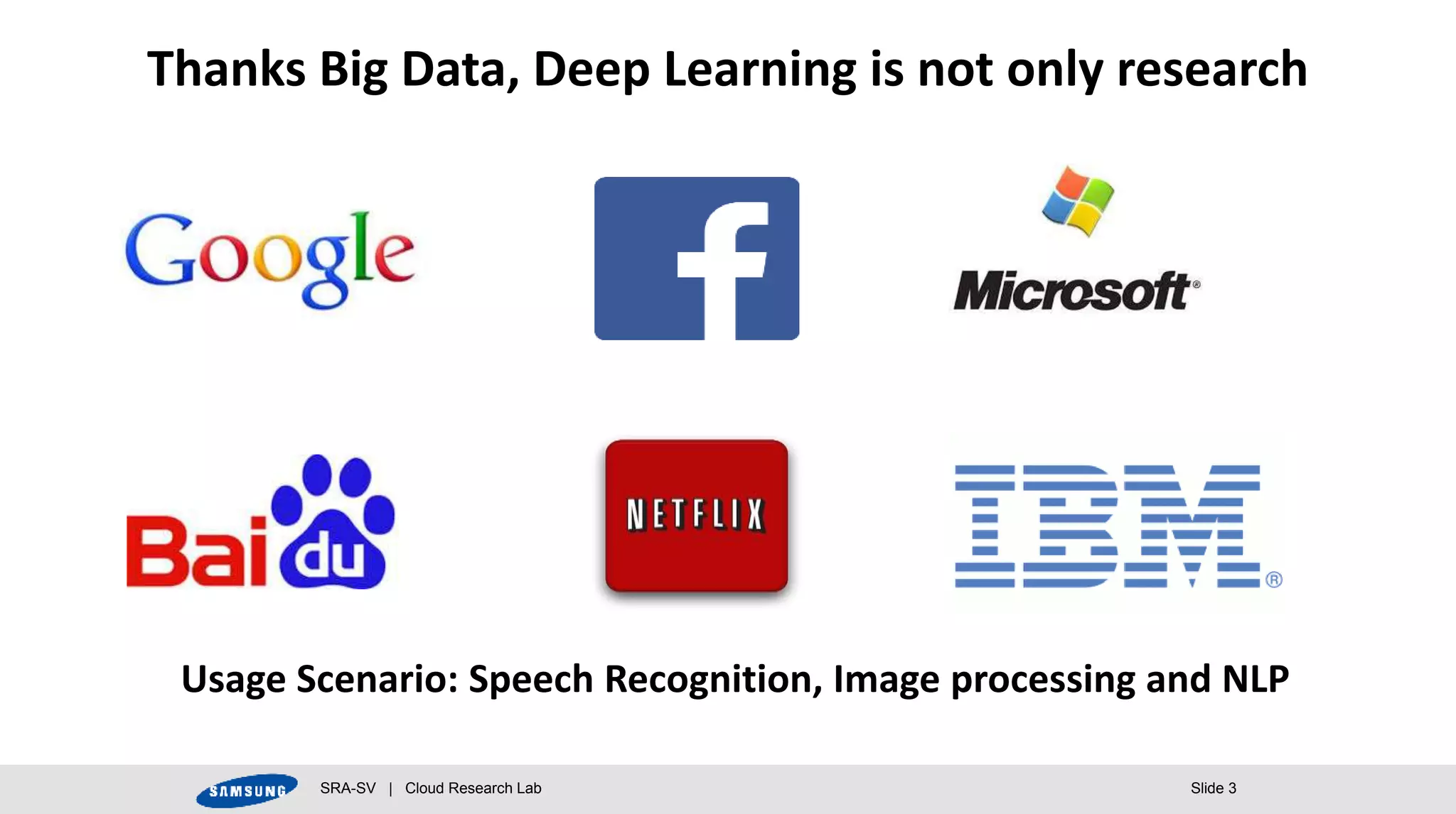 Building distributed deep learning engine | PPT