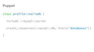 Building Docker images with Puppet | PPT