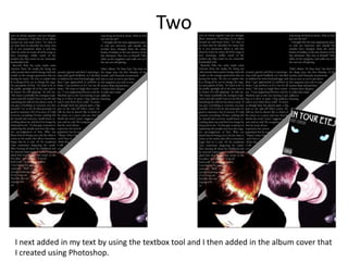 Building My Double Page Spread | PPT