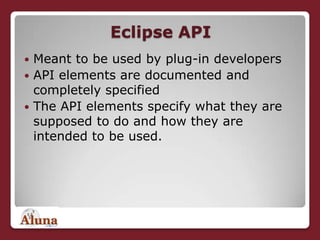 Building Eclipse Plugins | PPTX