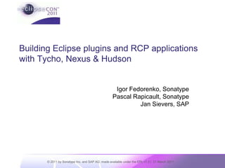 Building Eclipse Plugins with Tycho | PPTX | Operating Systems | Computer Software and Applications
