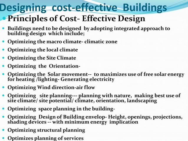 Building Economics | PPTX