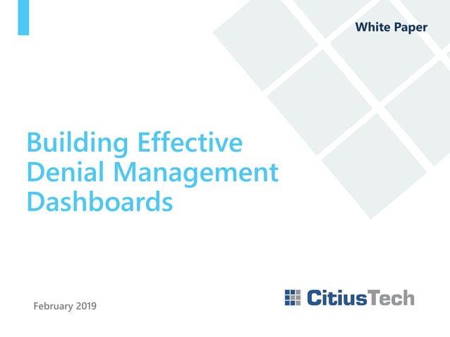 Building Effective Denial Management Dashboards | PDF | Computing ...