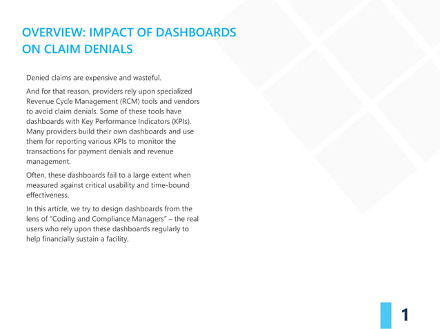Building Effective Denial Management Dashboards | PDF | Computing ...