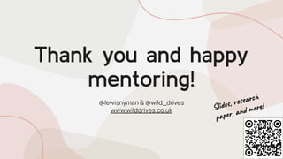 Lewis Nyman - Building effective mentoring relationships | PPT