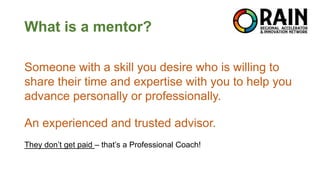 Building Effective Mentoring Relationships | PPTX