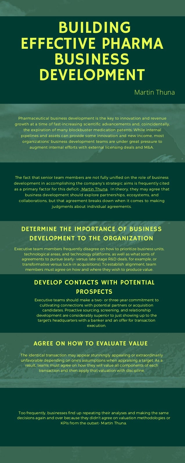 Building effective pharma business development | PDF