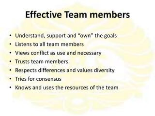 Building effective team | PPT