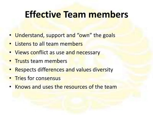 Building effective team | PPT