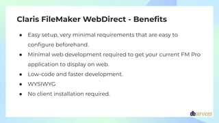 Building Effective Web Portals with Claris FileMaker | PDF
