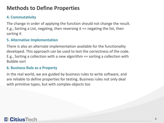 Building Efficient Software with Property Based Testing | PPT