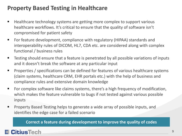 Building Efficient Software with Property Based Testing | PPT