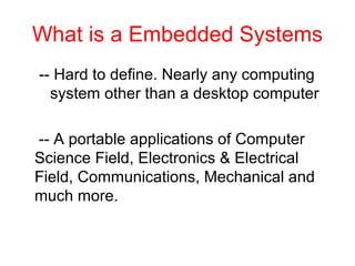 Building embedded systems | PPT | Computing | Technology & Computing