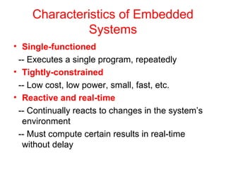 Building embedded systems | PPT | Computing | Technology & Computing
