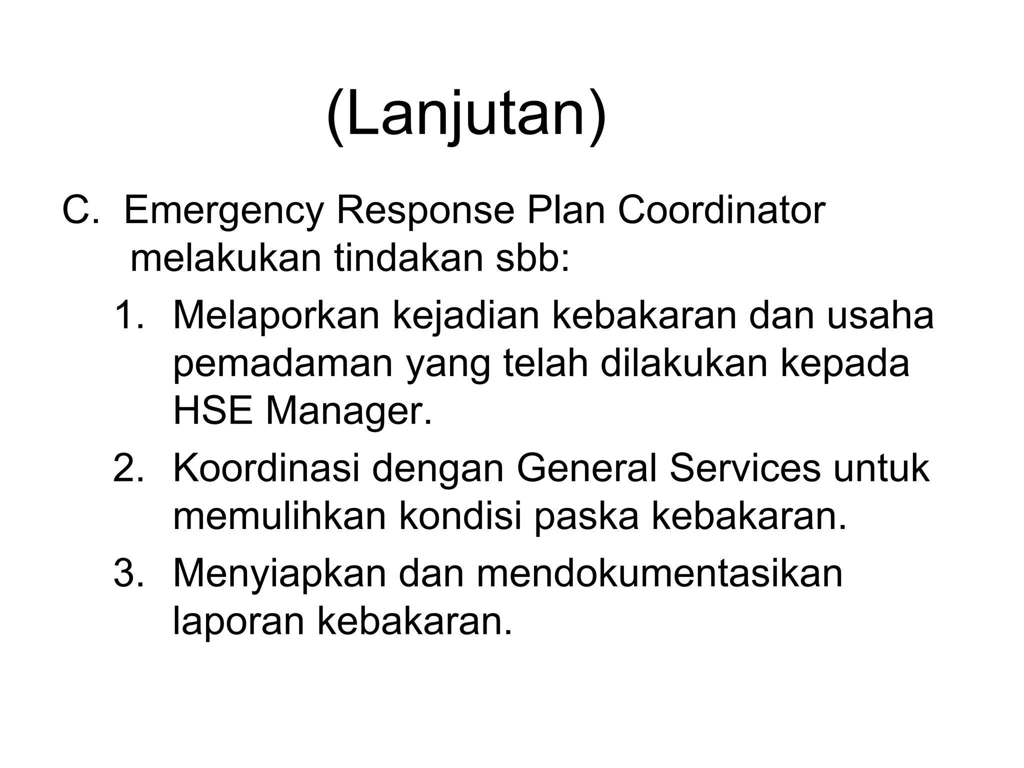 Training BUILDING EMERGENCY RESPONSE modul.ppt