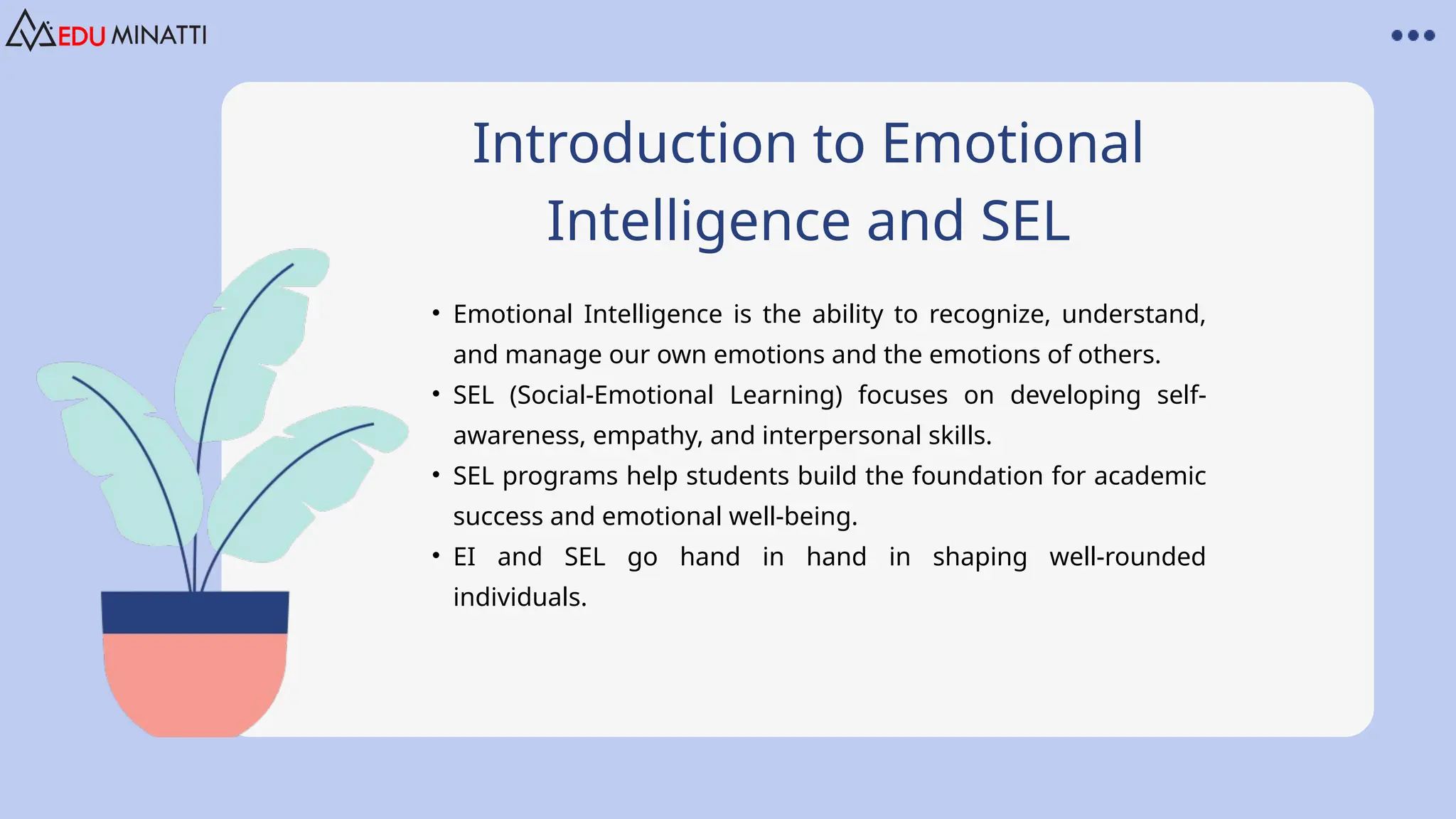 Building Emotional Intelligence Through SEL Initiatives. | PPT