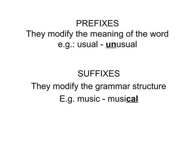 Building english words | PPT