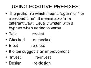 Building english words | PPT