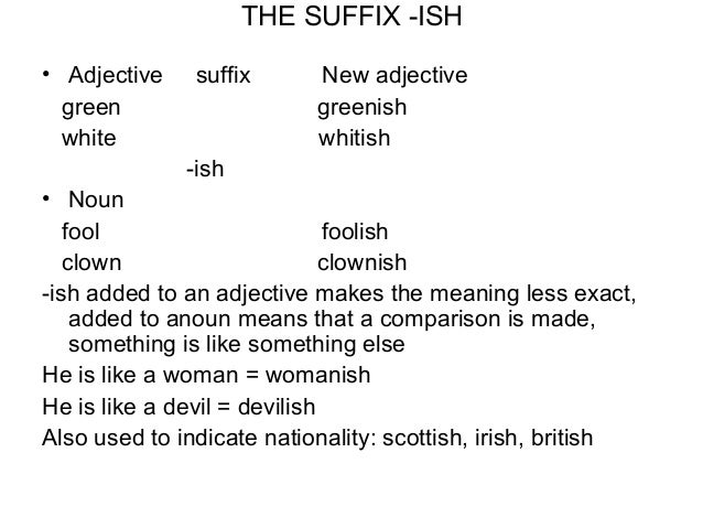 Building english words