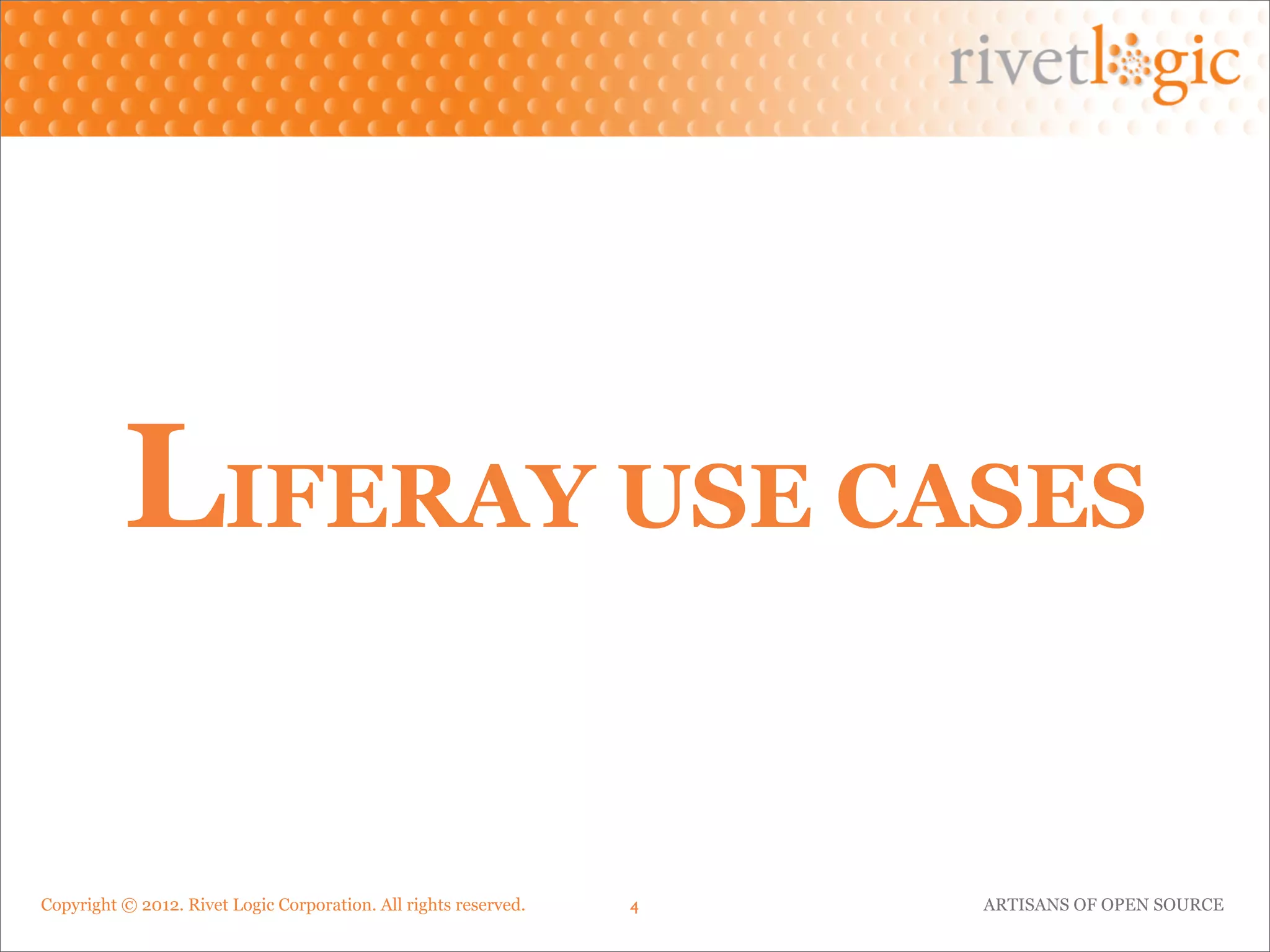Building Enterprise Customer Portals With Liferay | PPT