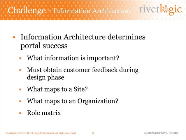 Building Enterprise Customer Portals With Liferay | PPT