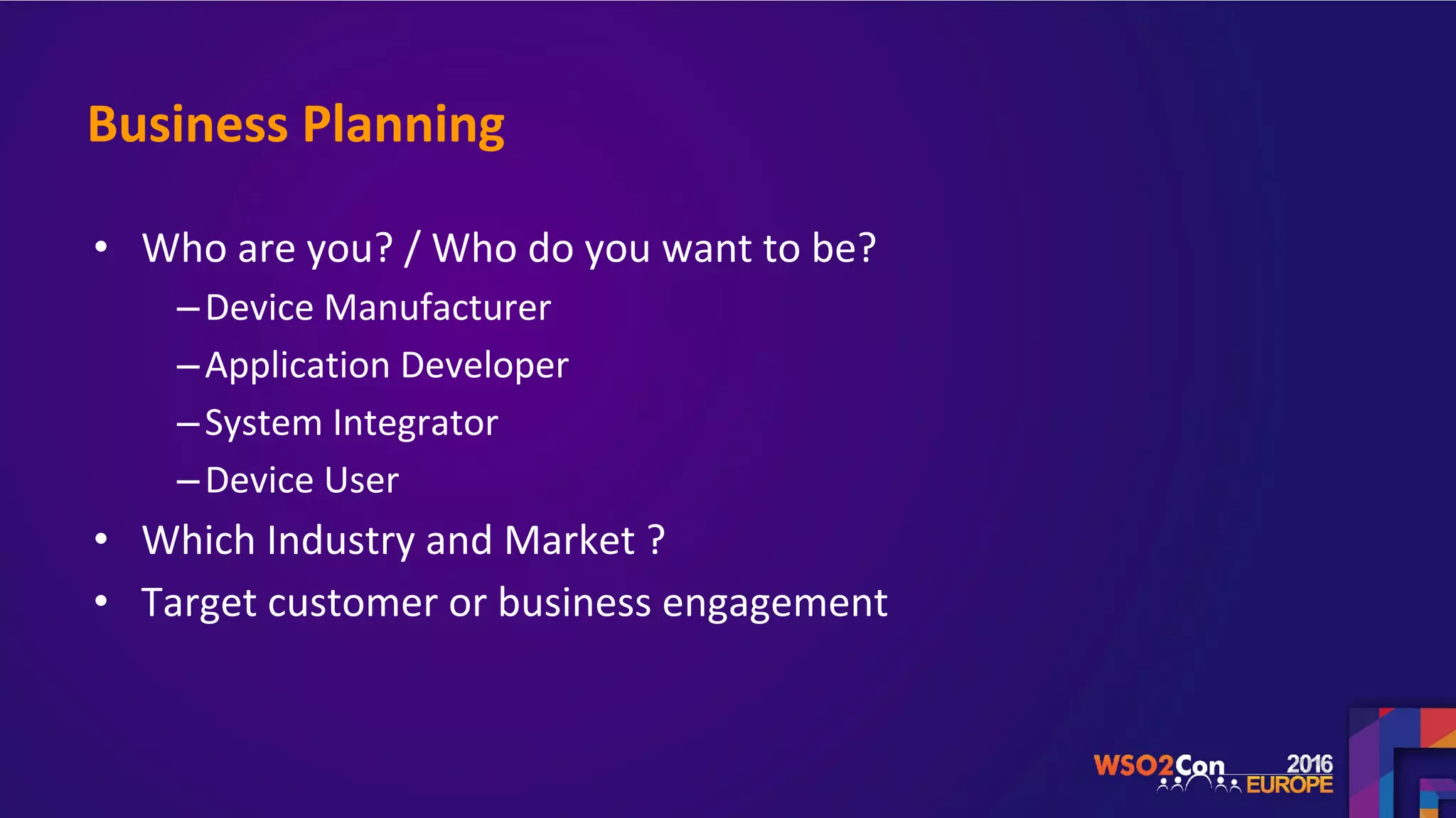 WSO2Con USA 2017: Building Enterprise Grade IoT Architectures for Digital Transformation with ...