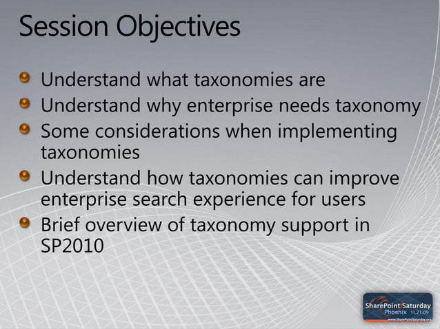 Building an Enterprise Taxonomy Solution | PPT