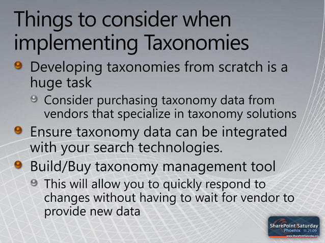 Building an Enterprise Taxonomy Solution | PPT