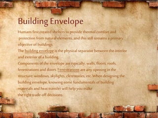 Building envelope | PPTX