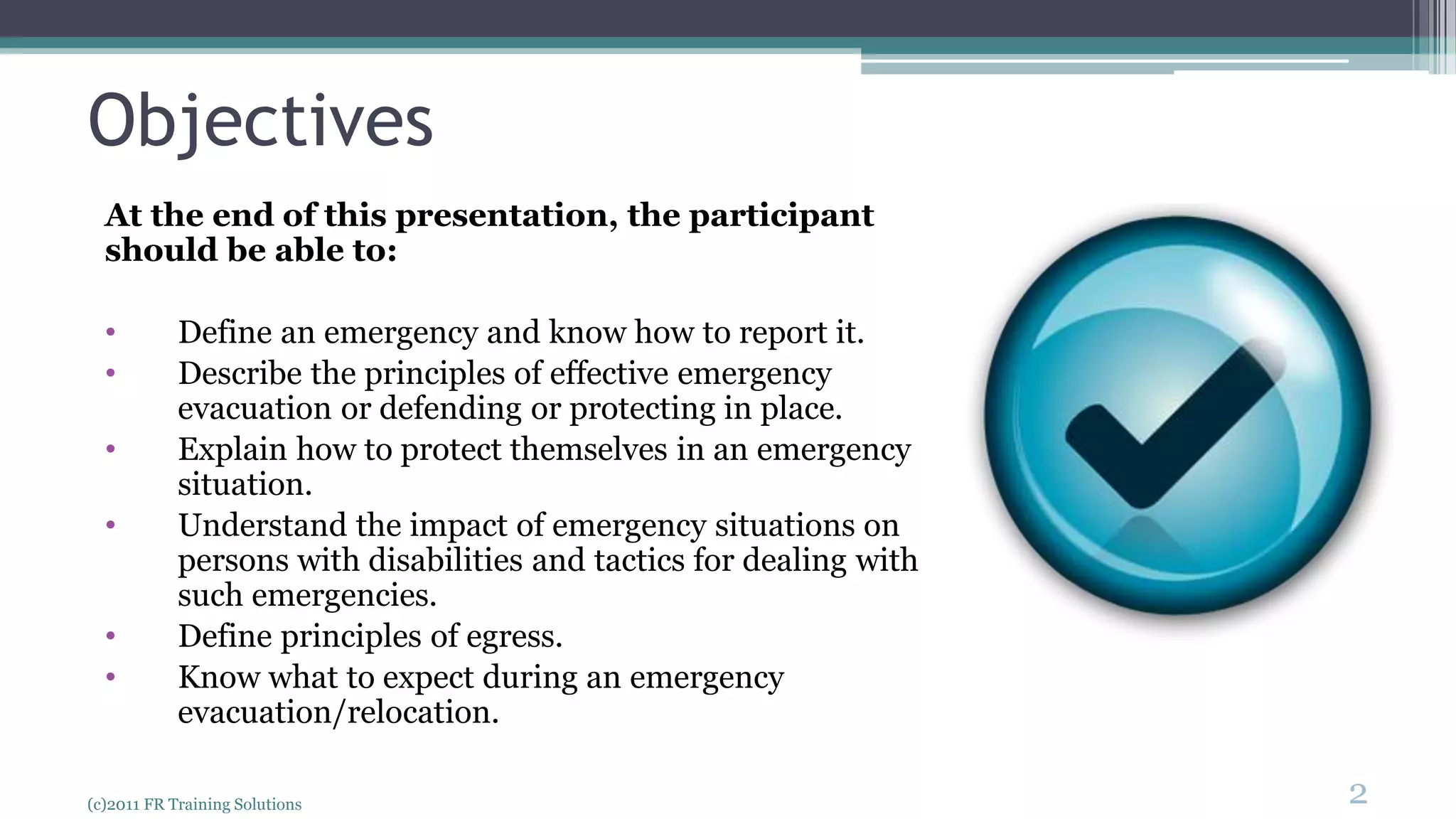 Building evacuations & emergencies | PPTX