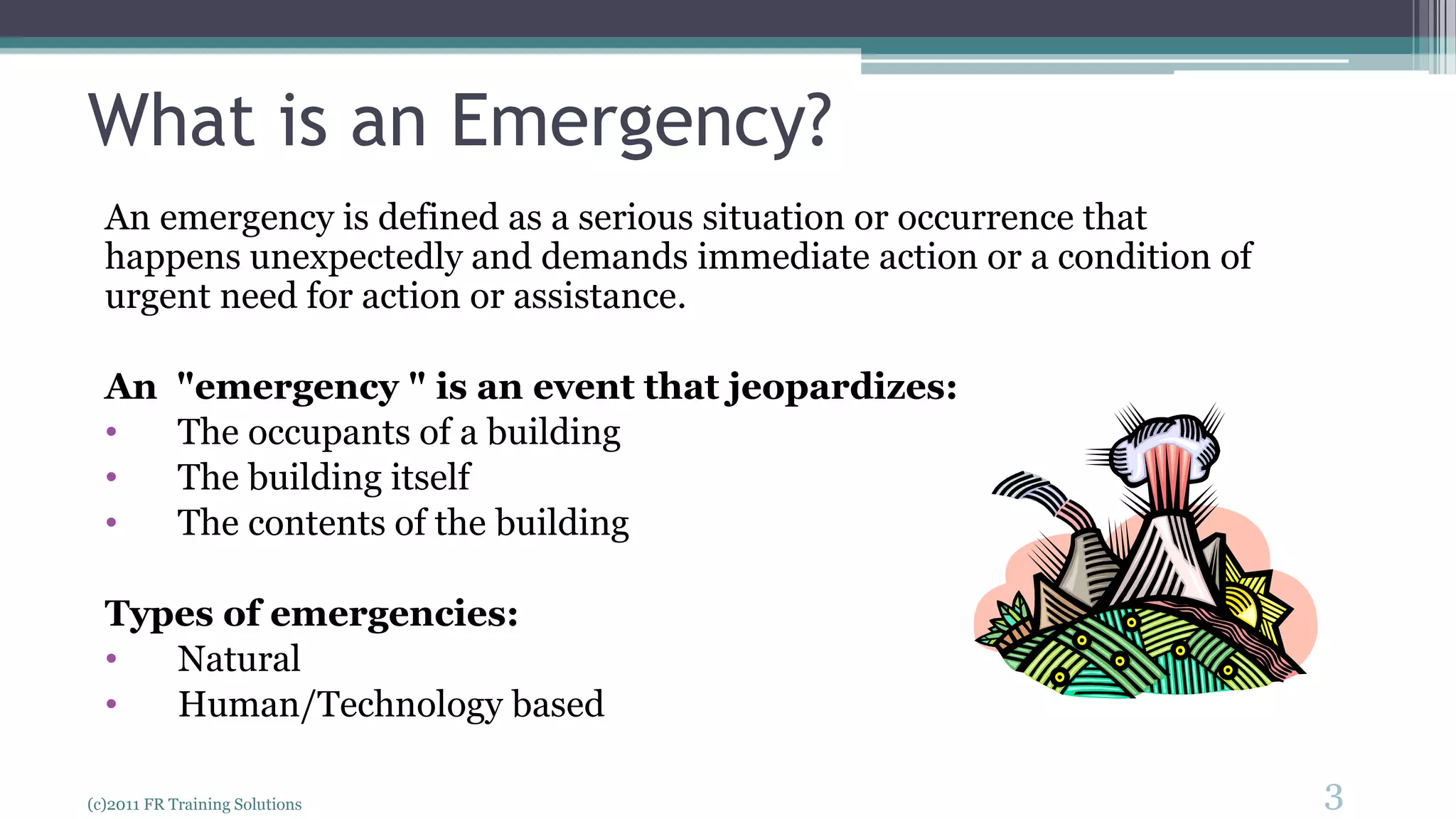 Building evacuations & emergencies | PPTX