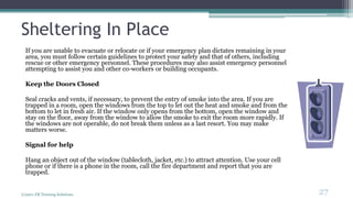 Building evacuations & emergencies | PPTX