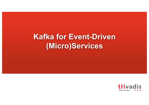 Building Event Driven Microservices With Apache Kafka Ppt
