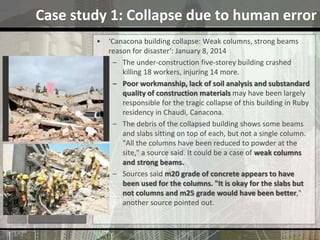 Building Failures and its Causes- Theory of structures | PPTX