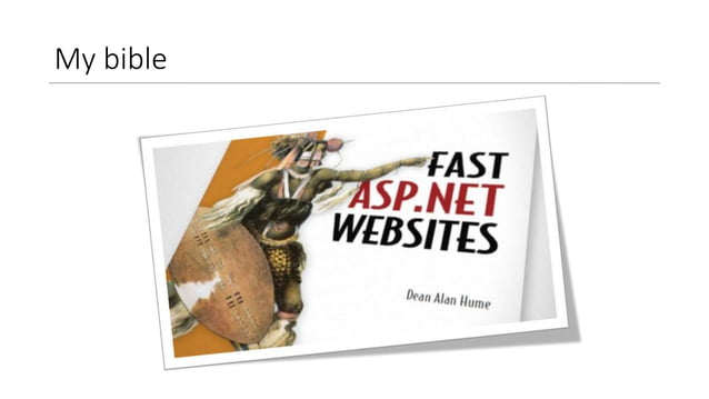 Building Fast Aspnet Websites Ppt