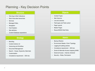 Building fast track external facing sharepoint site | PPT