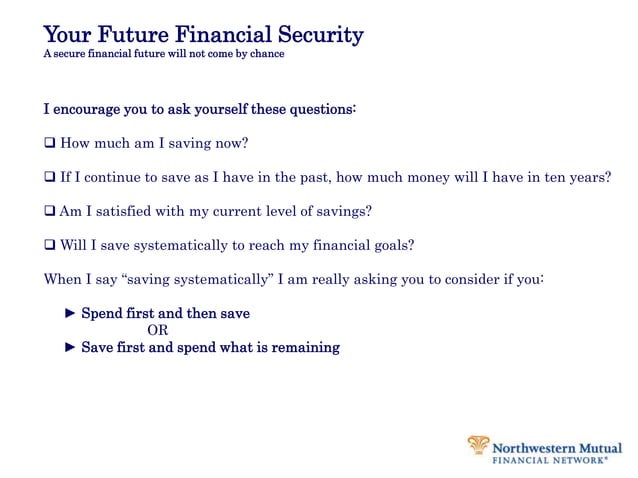 Building Financial Security | PPT