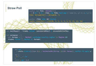 Building financial systems in scala | PPTX