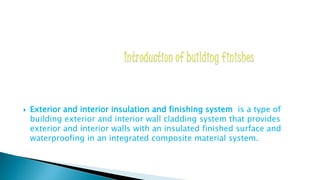 Building finishes | PPTX