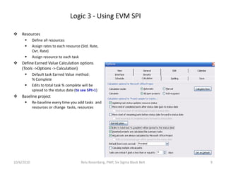 Building Formulas And Dashboard In Ms Project | PPT