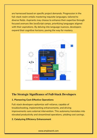 Building for the Future The Impact of Full Stack Development on Modern ...