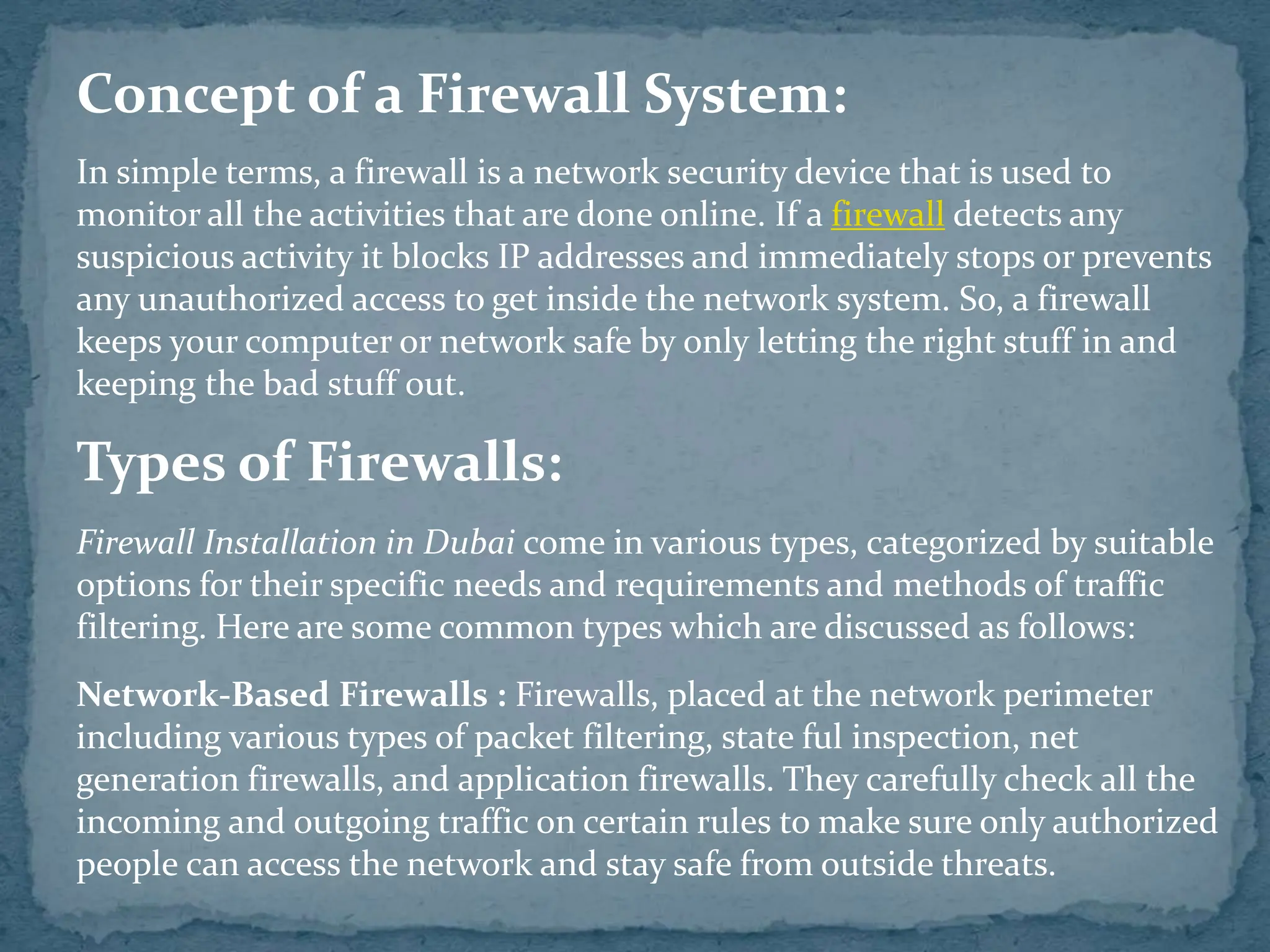 Building Fortified Walls Role of Firewall Safeguarding Your Company.pptx