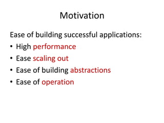 Building FoundationDB | PPTX