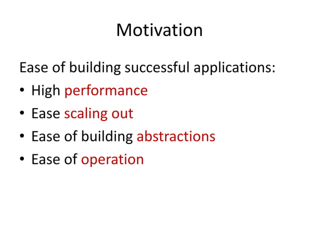 Building FoundationDB | PPT